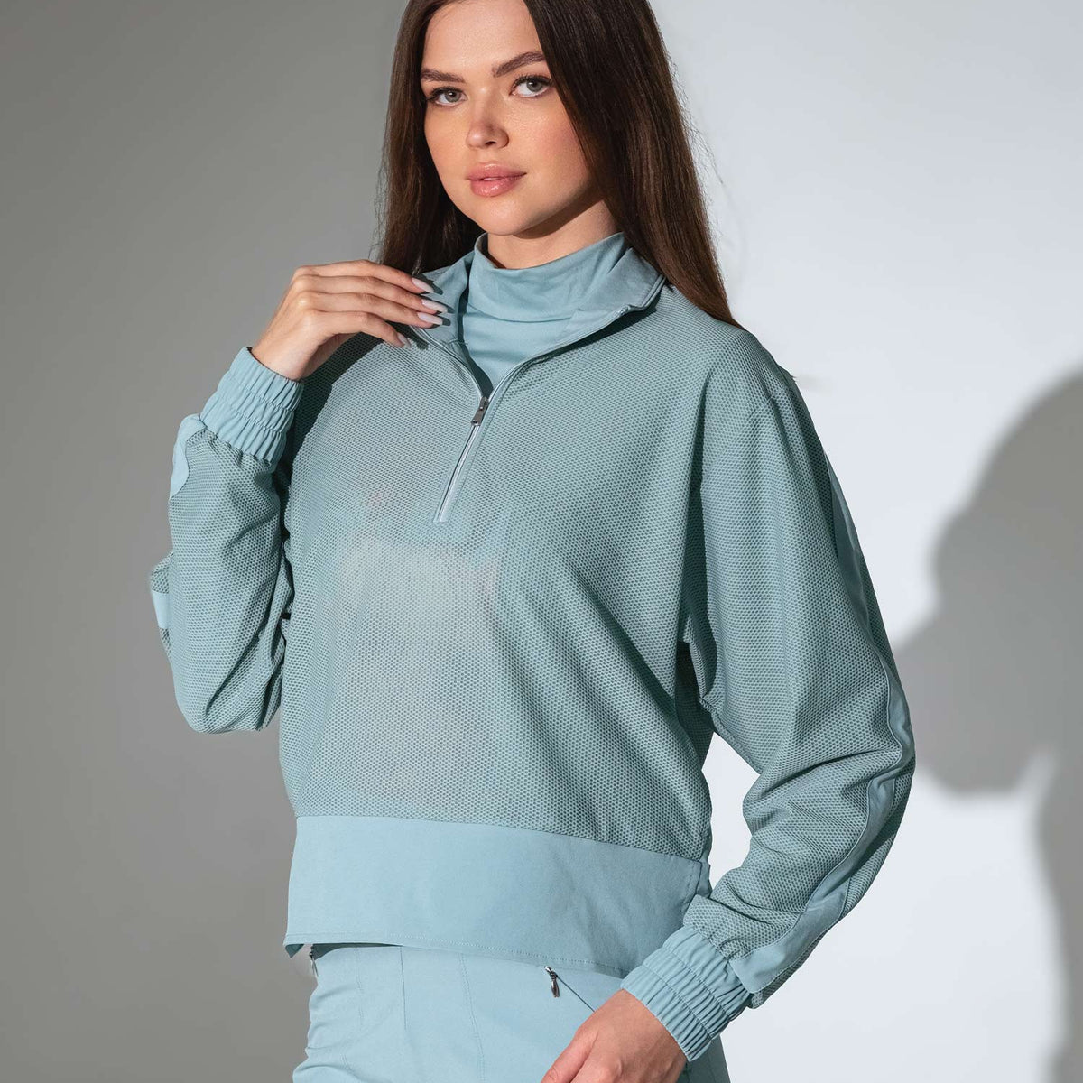 BAILA Mesh Half Zip Pullover | Technical Athletic Top